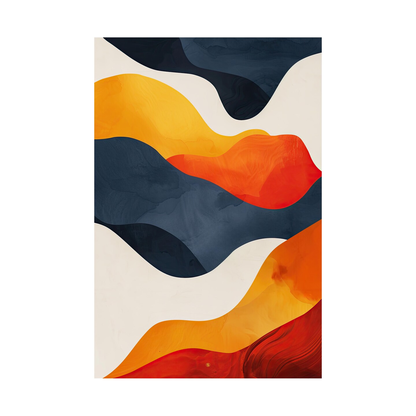 Modern Abstract Art, Office Poster, Home Decor | S3A2 | MakerPlace by ...