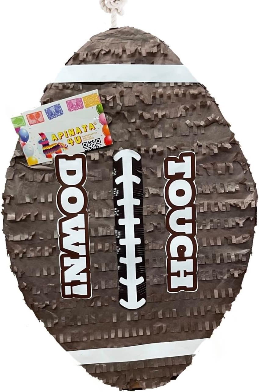 20" Tall Football Pinata Touch Down Party Sports MVP Player Football ...