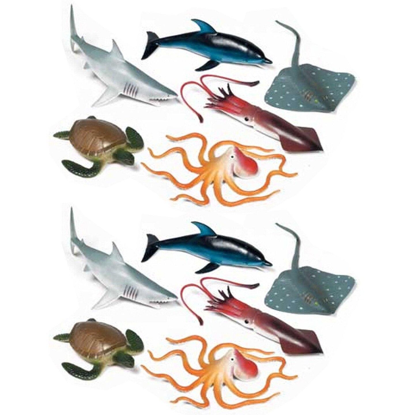 Ocean Animals Playset, 6 Per Set, 2 Sets | Michaels
