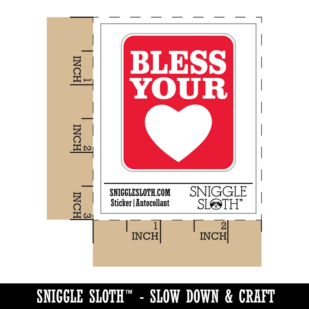 Bless Your Heart Southern Waterproof Vinyl Phone Tablet Laptop Water ...