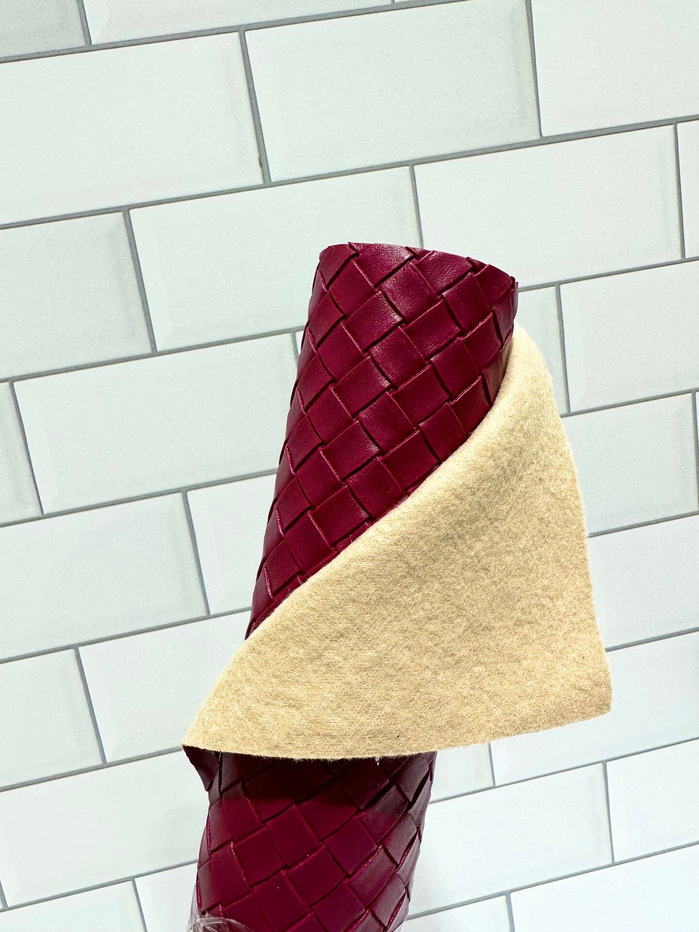 Maroon Diamond Weave Vinyl | Michaels