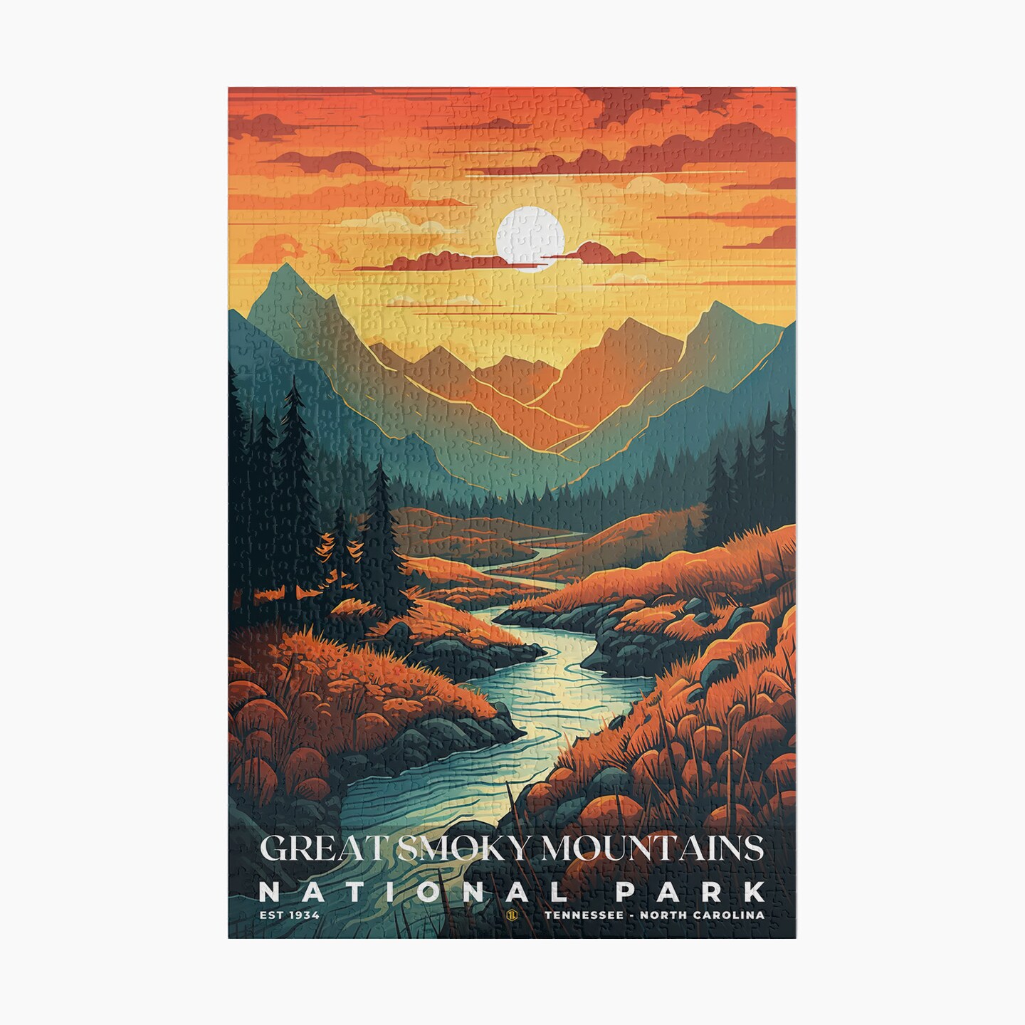 Great Smoky Mountains National Park Jigsaw Puzzle, Family Game, Holiday ...