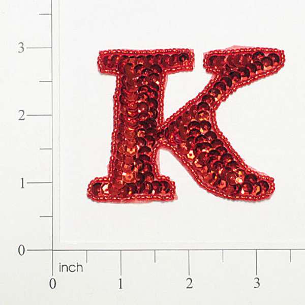 Letter K Sequin Applique/Patch | Michaels