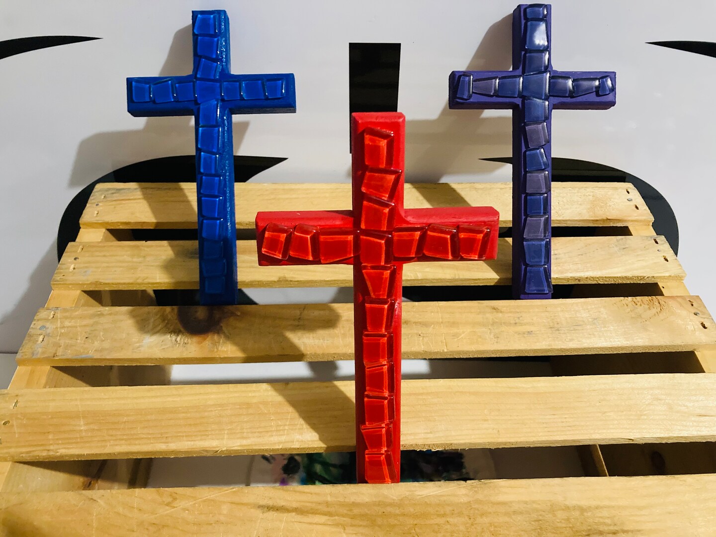 Valentines Day gift, Red, Love, Handmade unique gifts, Cross, Thank you ...