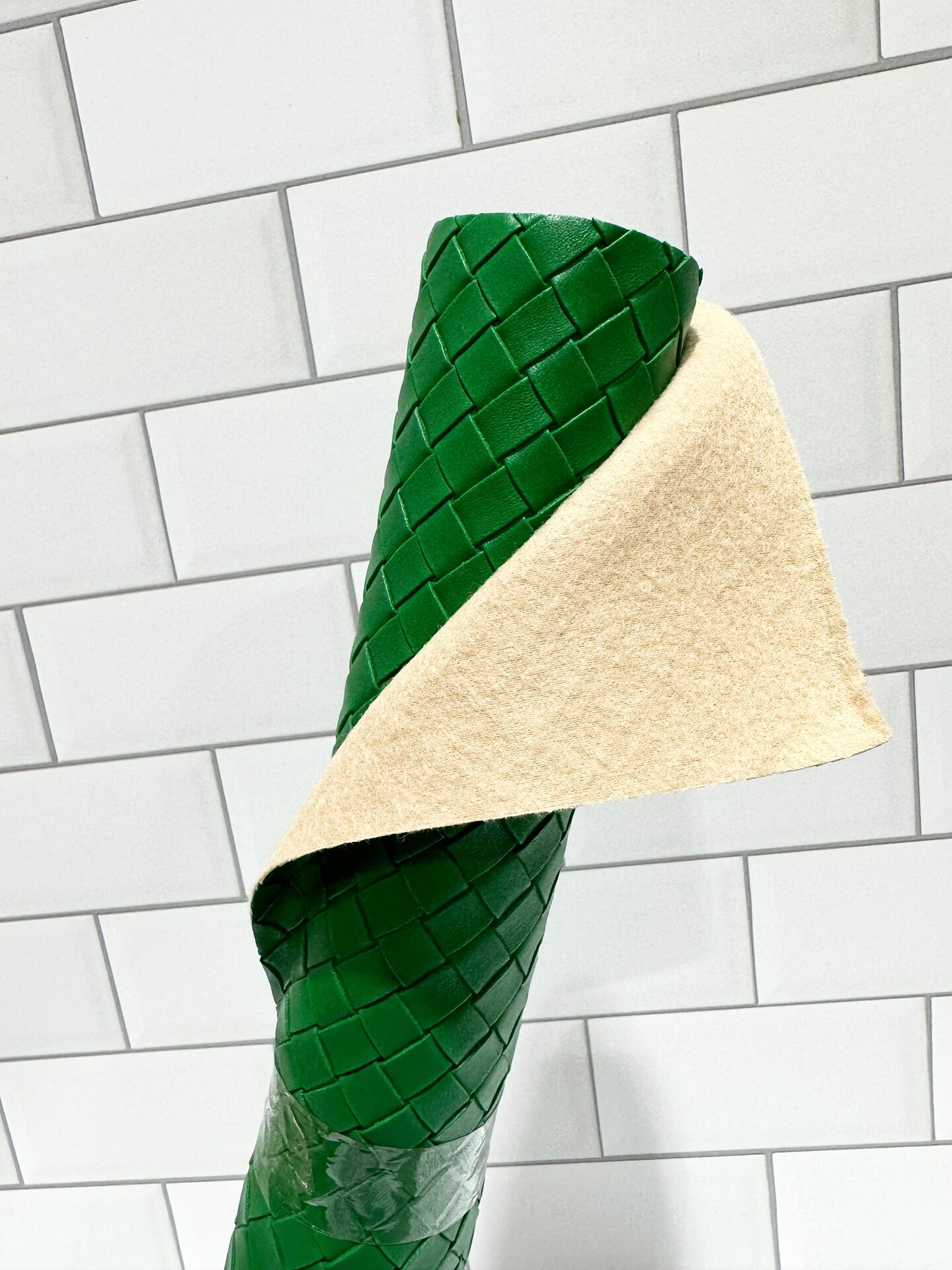 Green Diamond Weave Vinyl | Michaels