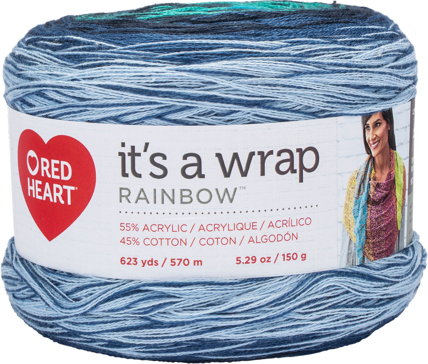 Red Heart It's A Wrap Rainbow Yarn-Nautical | Michaels