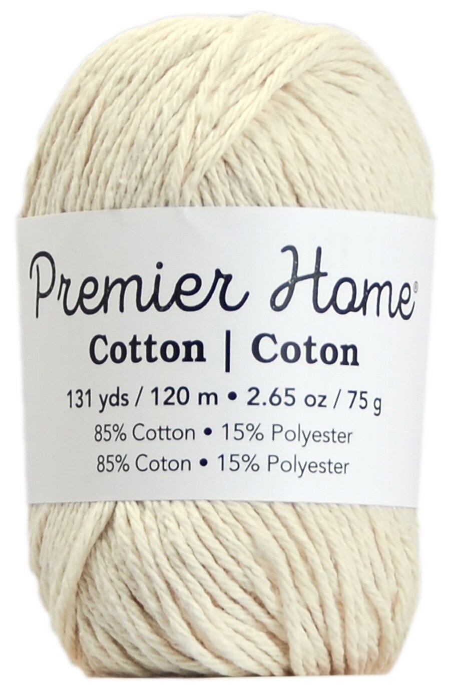 Premier Home Cotton Yarn-Cream | Michaels