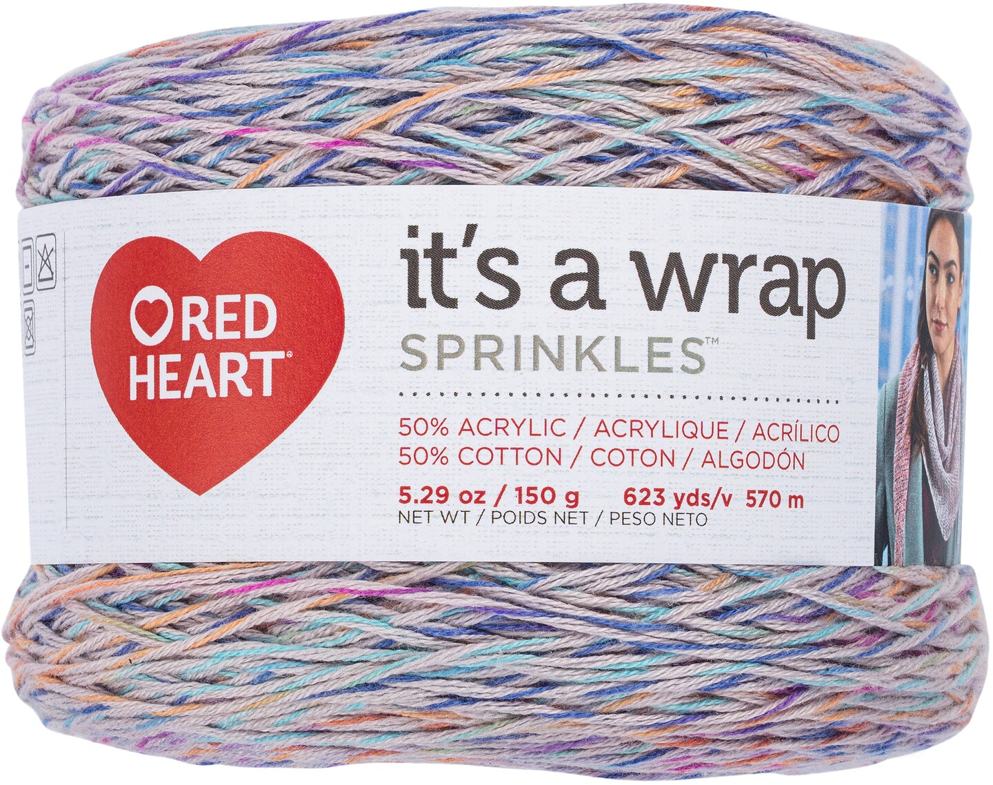 Red Heart It's A Wrap Sprinkles Yarn-Plum Pudding | Michaels