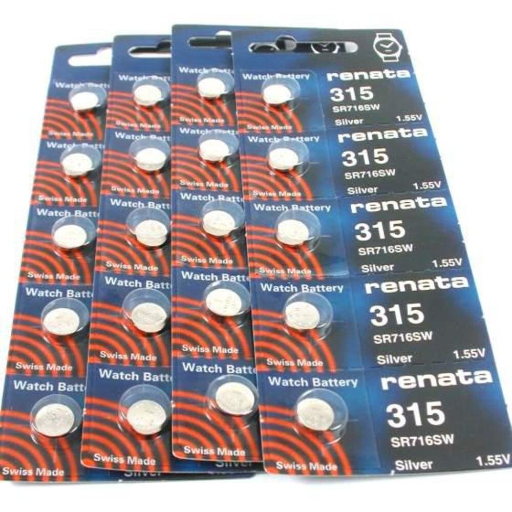 #315 Renata Watch Batteries 20Pcs | Michaels