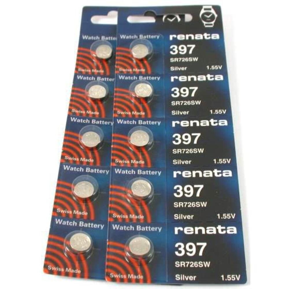 #397 Renata Watch Batteries 10Pcs | Michaels