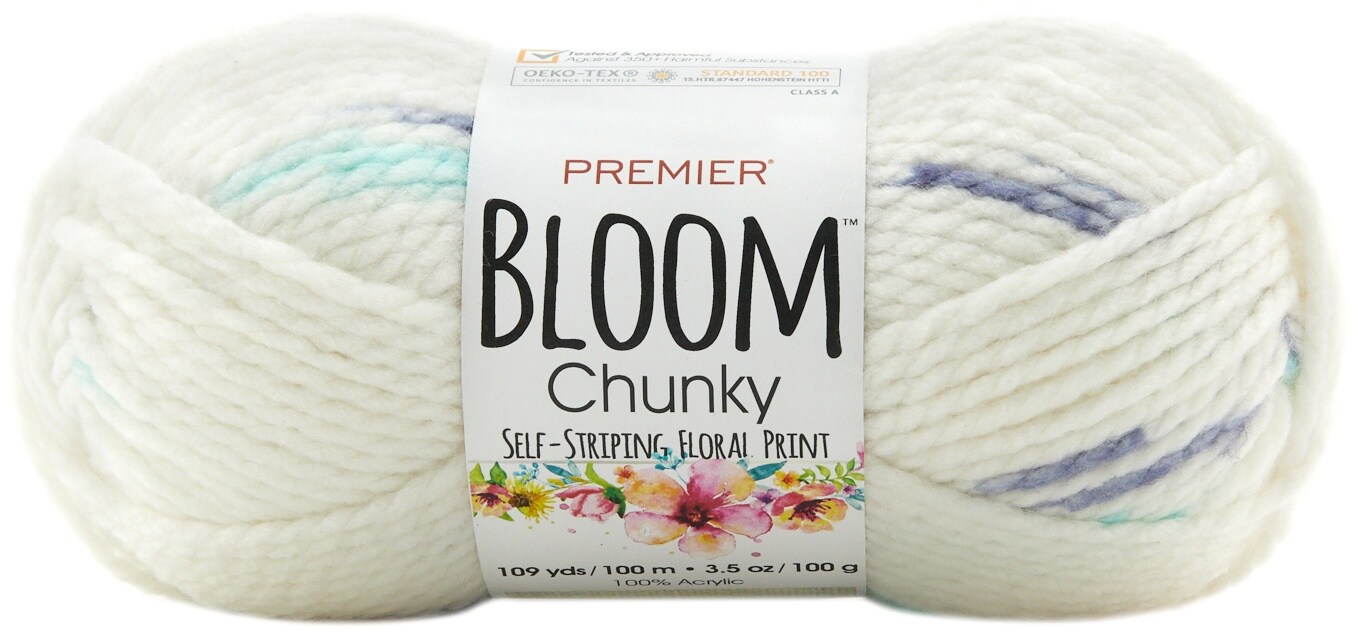 Premier Bloom Chunky Yarn-Sea Holly | Michaels