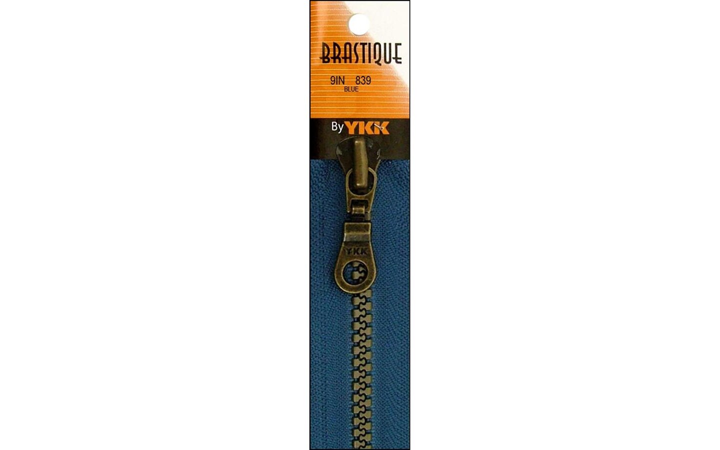 Ykk Brastique Closed Bottom Zipper 9" Blue | Michaels