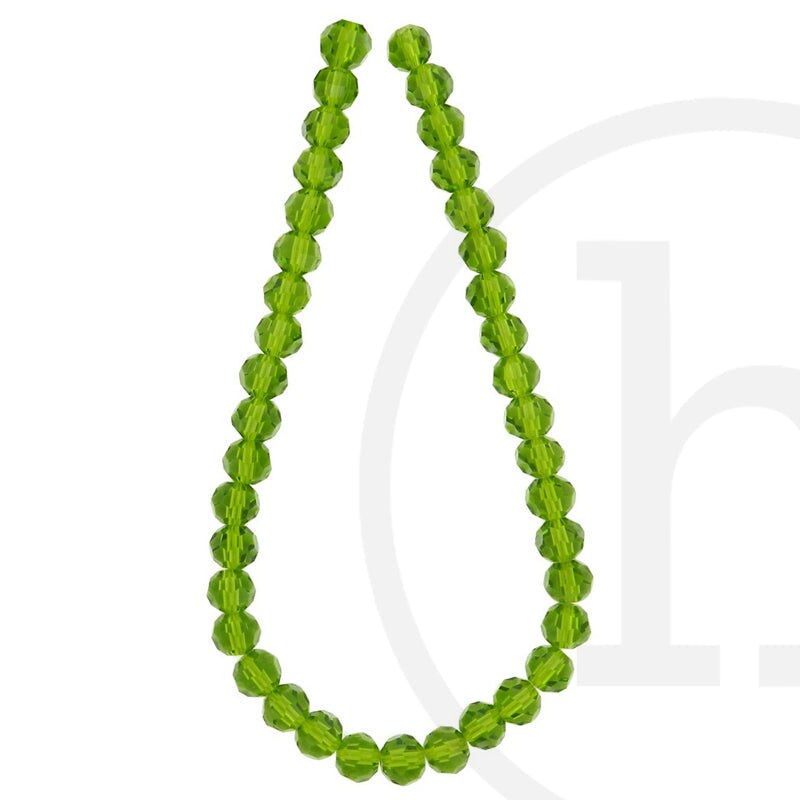 Glass Beads Faceted Round Olive | Michaels