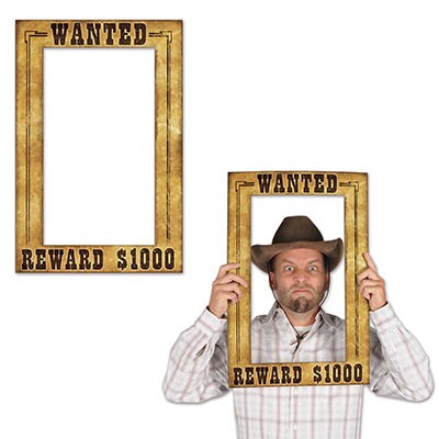 Western Wanted Photo Fun Frame | Michaels