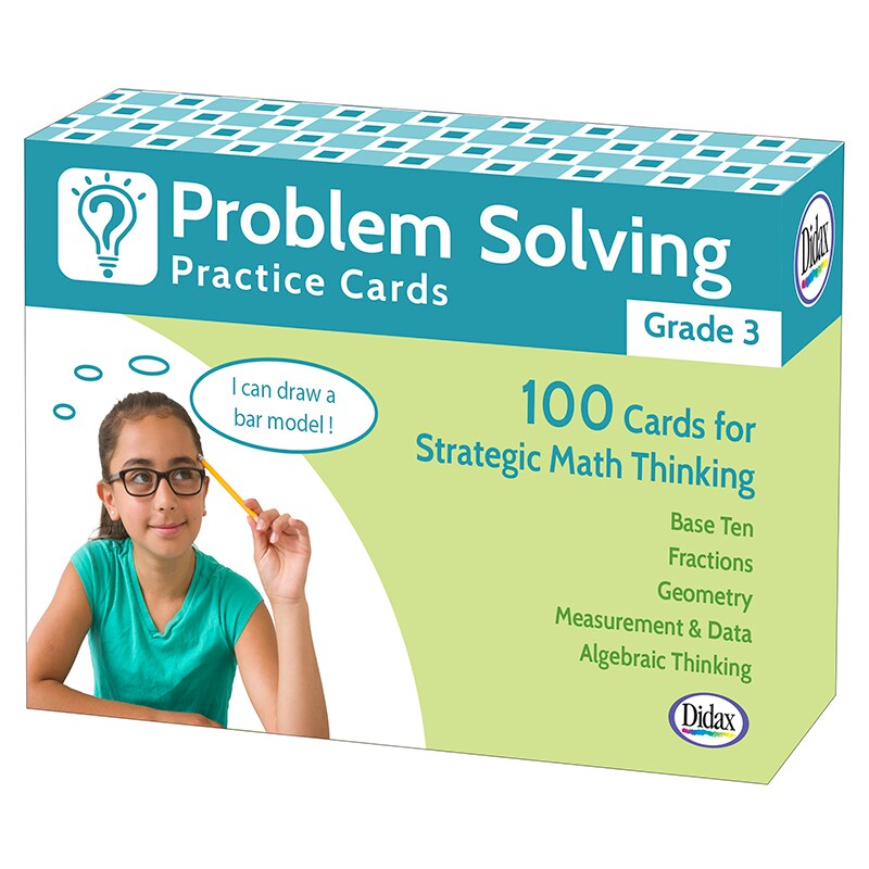 Problem Solving Practice Cards, Grade 3 | Michaels