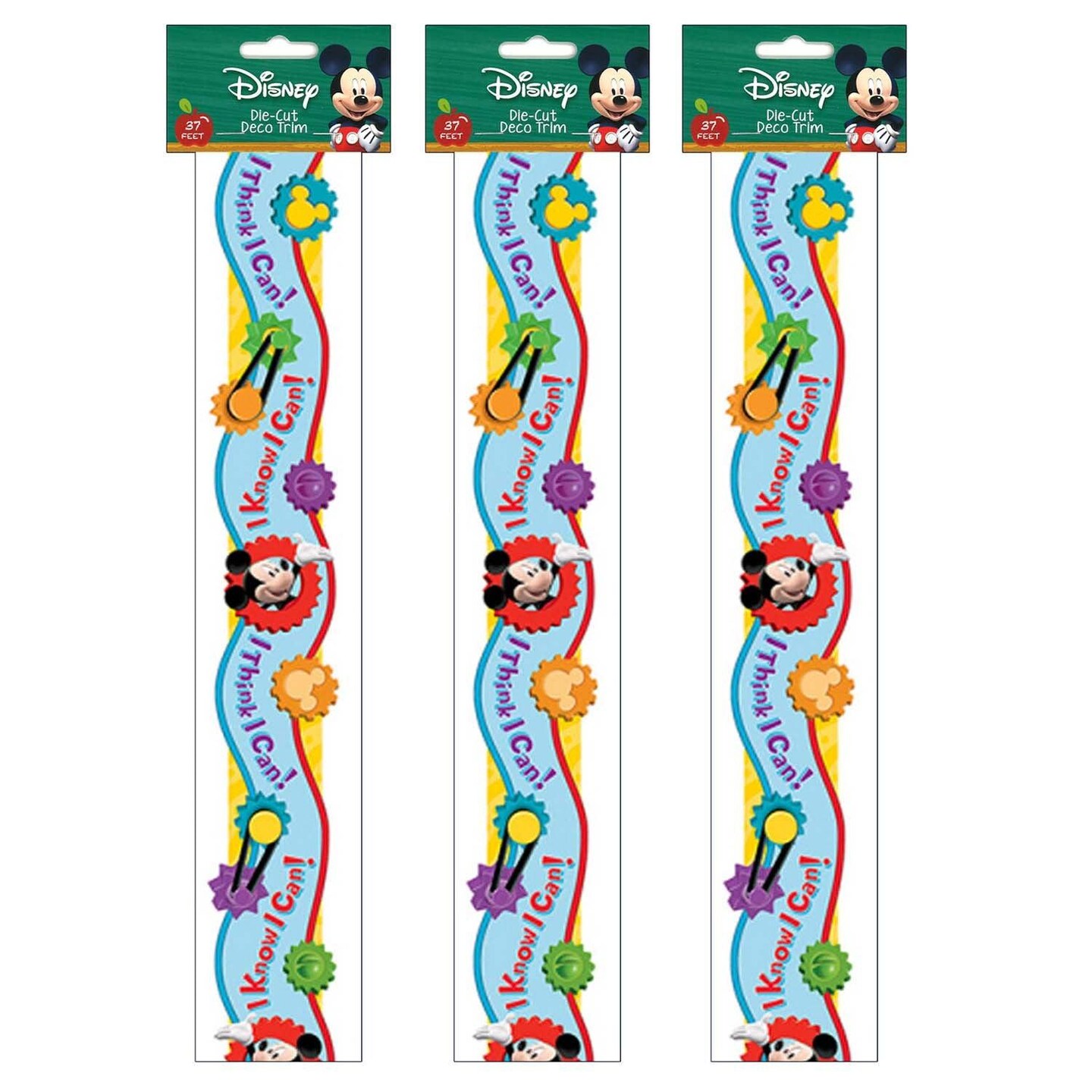 Mickey Mouse Clubhouse® I Think I Can Extra Wide Cut Deco Trim®, 37 ...
