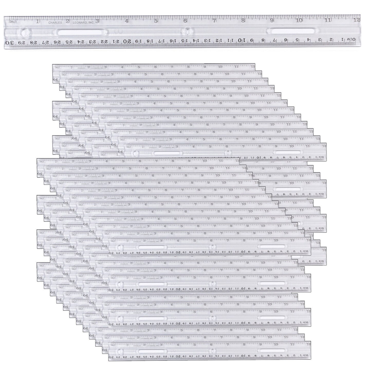 Clear Plastic Ruler, 12", Pack of 48 | Michaels