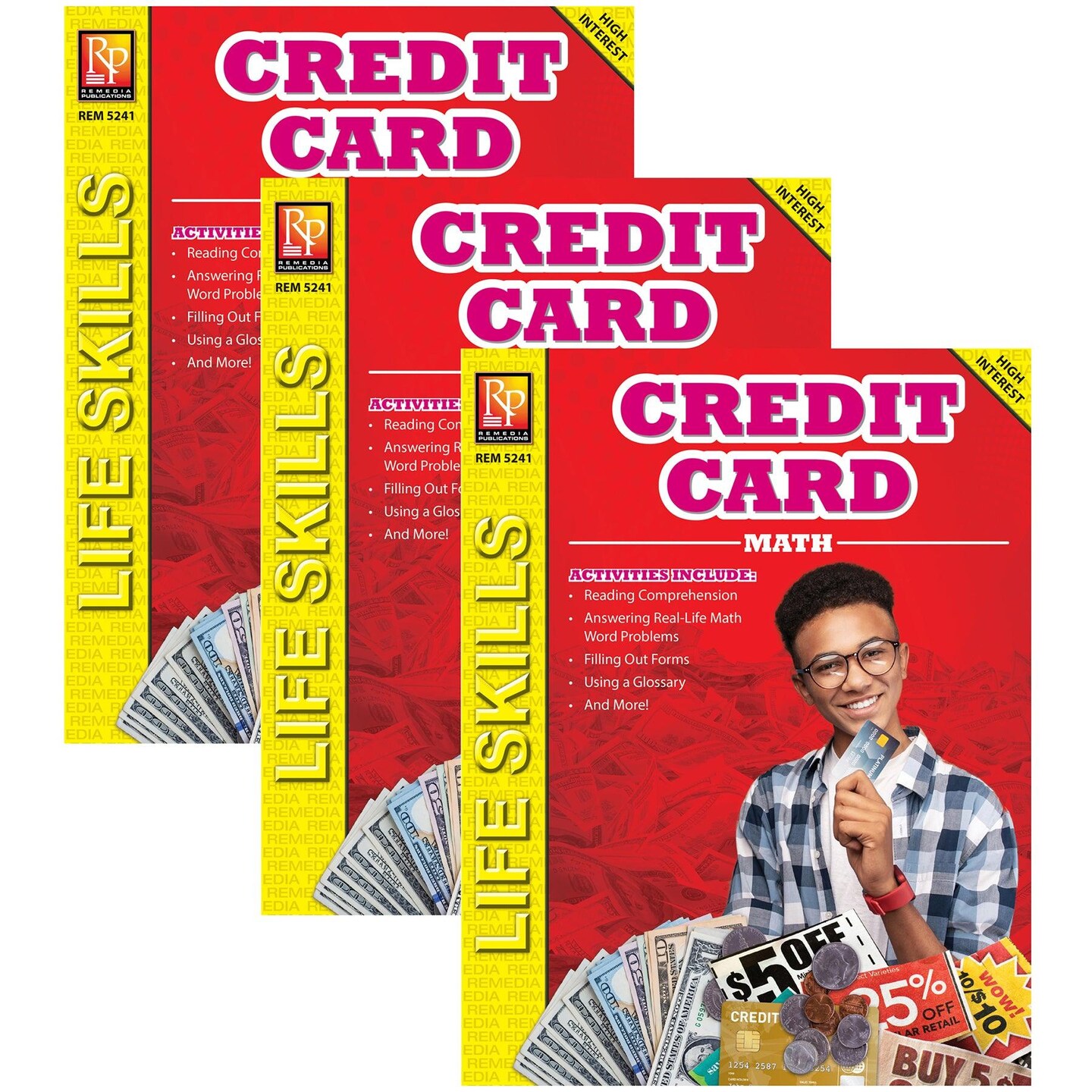 Credit Card Math: Life Skills Math Series, Pack of 3 | Michaels