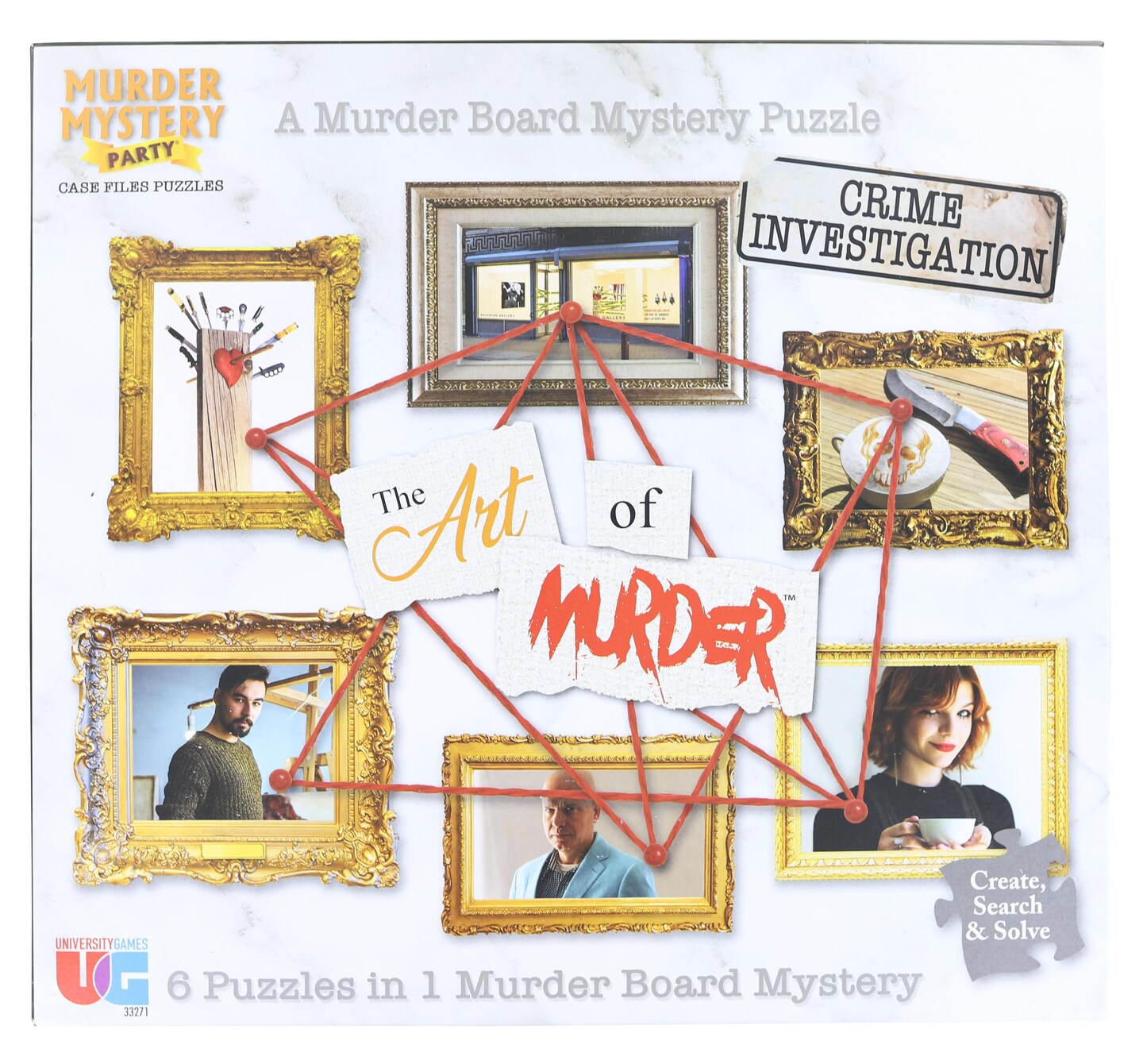 Murder Mystery Party Case File Murder Board Puzzle | The Art of Murder | Michaels