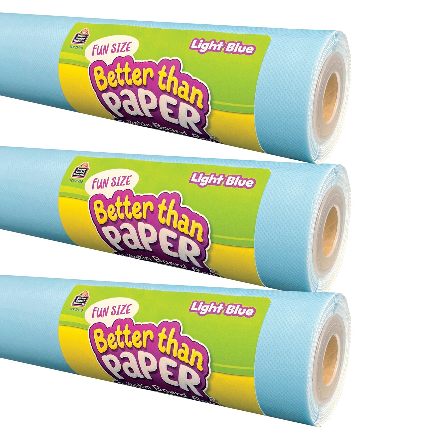 Fun Size Better Than Paper® Bulletin Board Roll, 18" x 12', Light Blue ...