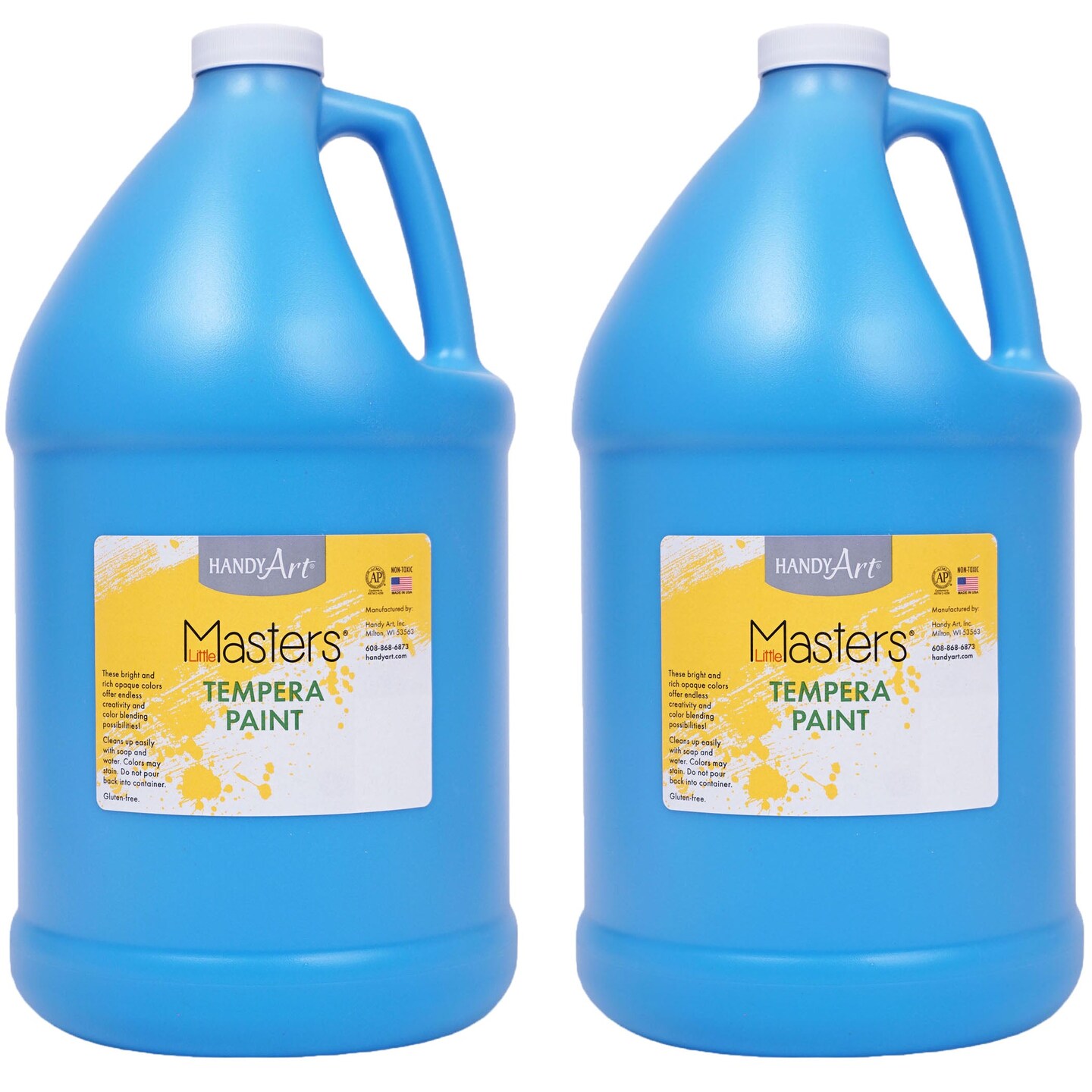 Little Masters® Tempera Paint, Light Blue, Gallon, Pack of 2 | Michaels