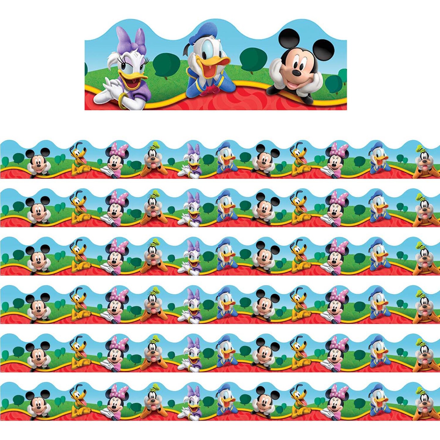 Mickey Mouse Clubhouse® Characters Deco Trim®, 37 Feet Per Pack, 6 ...