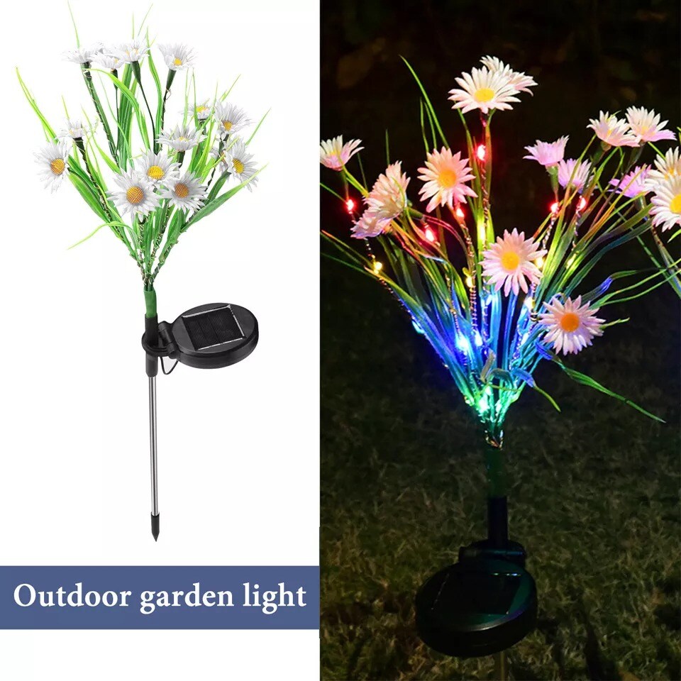 LED Solar Flower Lights | Michaels
