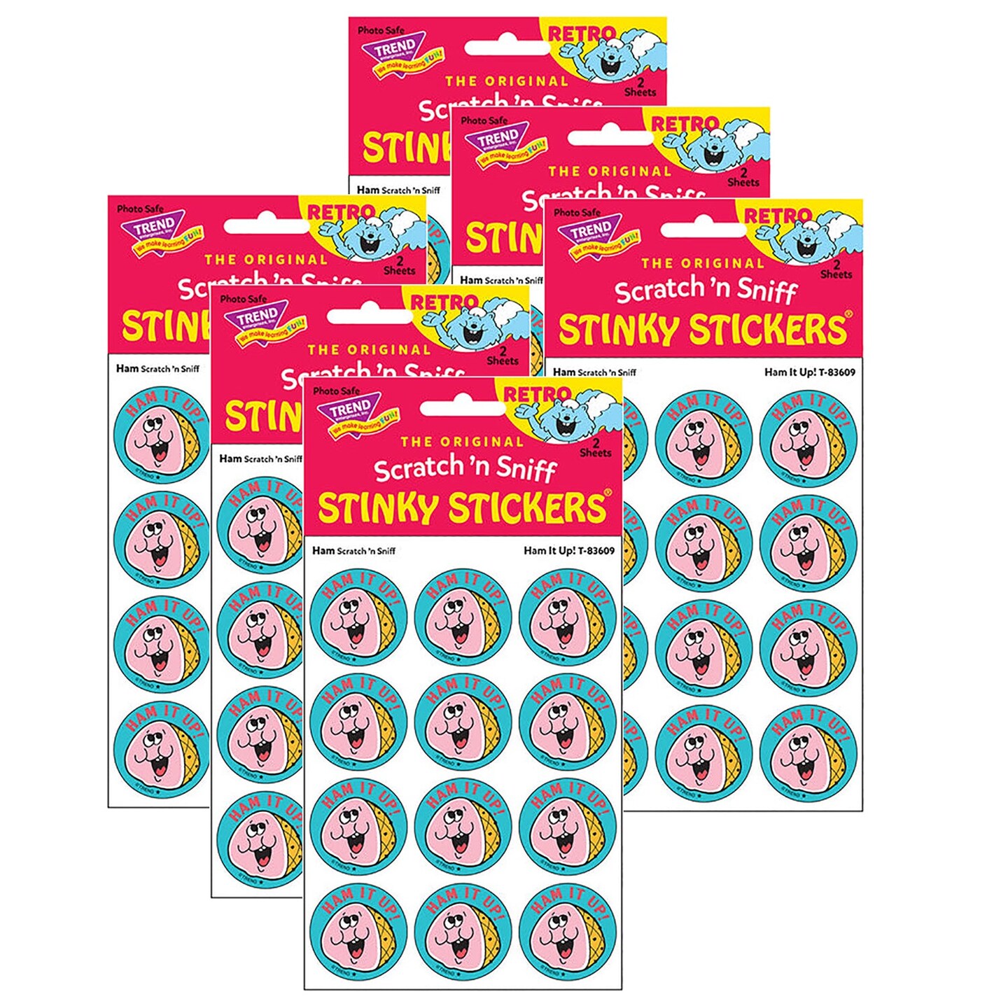 Ham It Up!/Ham Scented Stickers, 24 Per Pack, 6 Packs | Michaels