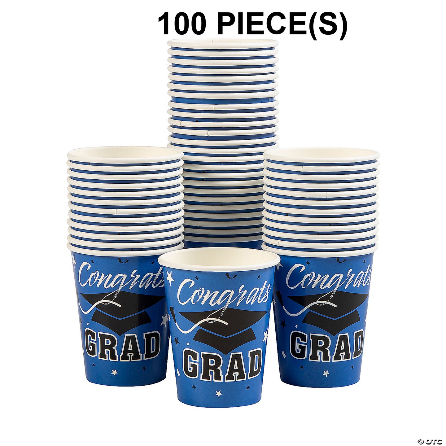Green Graduation Party Congrats Grad & Cap Paper Cups | Michaels