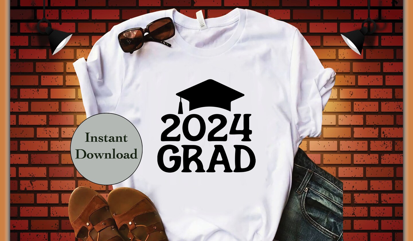 Graduation Decor SVG PNG DXF EPS JPG File Bundle Digital Download ...