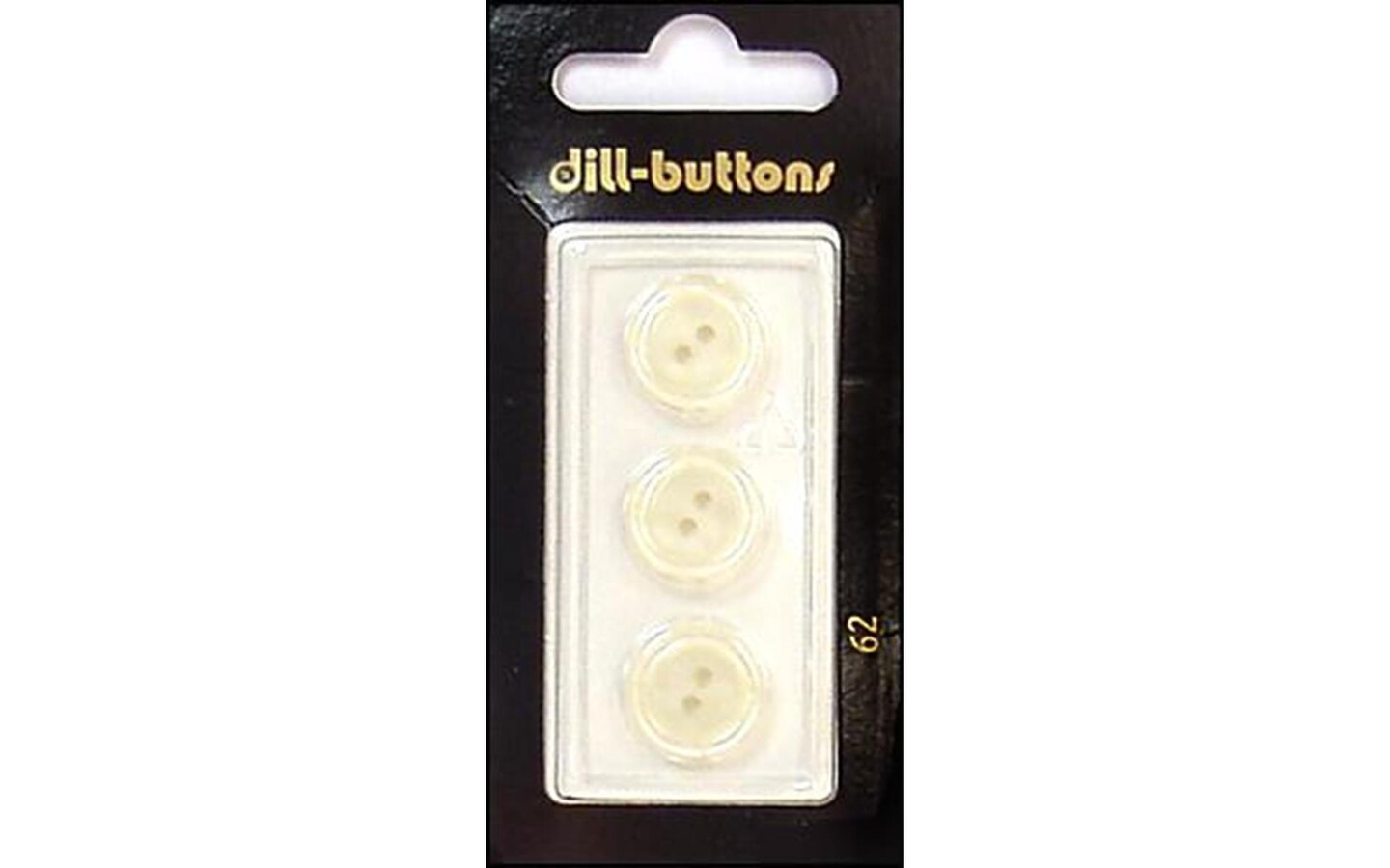 Dill Buttons 14mm 3pc 2 Hole White | Michaels