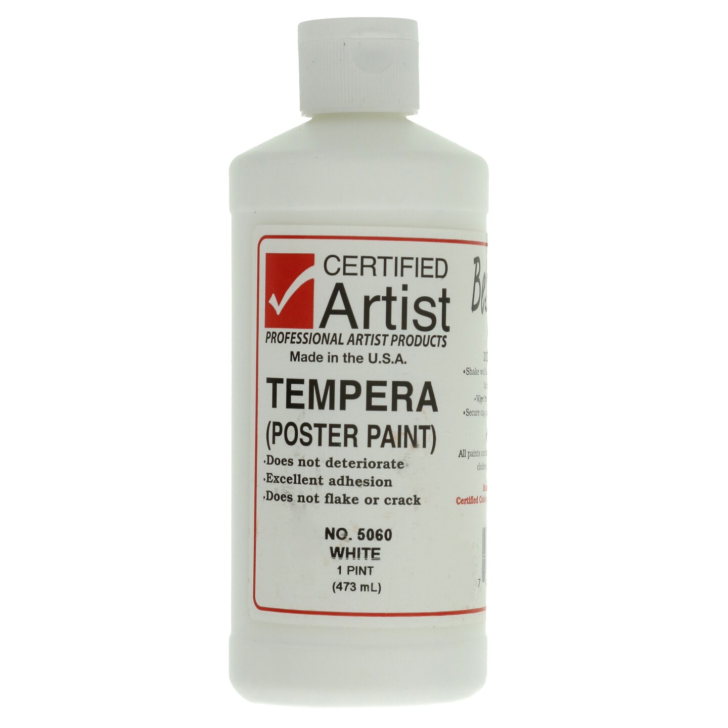 BesTemp Tempera Paint, 16 oz. Bottle, Regular Colors White | Michaels