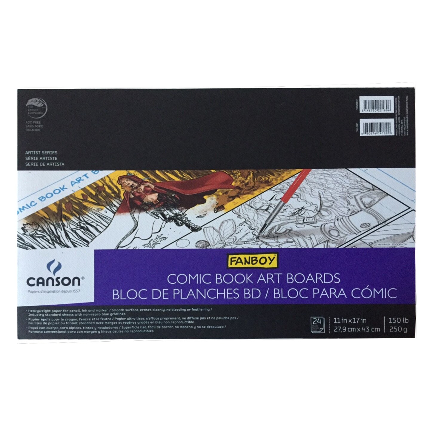 Canson - Fanboy Comic Book Art Board - 24-Sheet Pack | Michaels