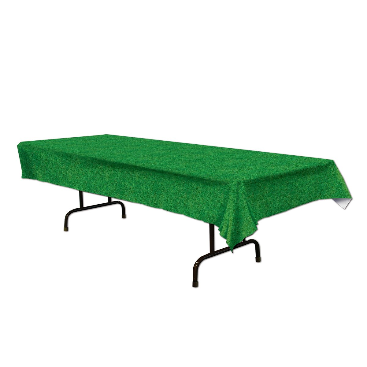 Party Central Club Pack of 12 Green Grass Rectangular Tablecovers 54" x ...