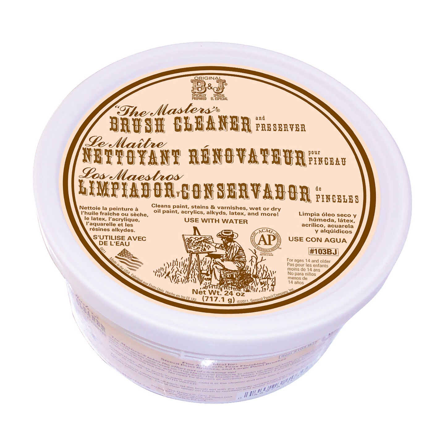 General Pencil The Masters Brush Cleaner, 24 oz. | Michaels