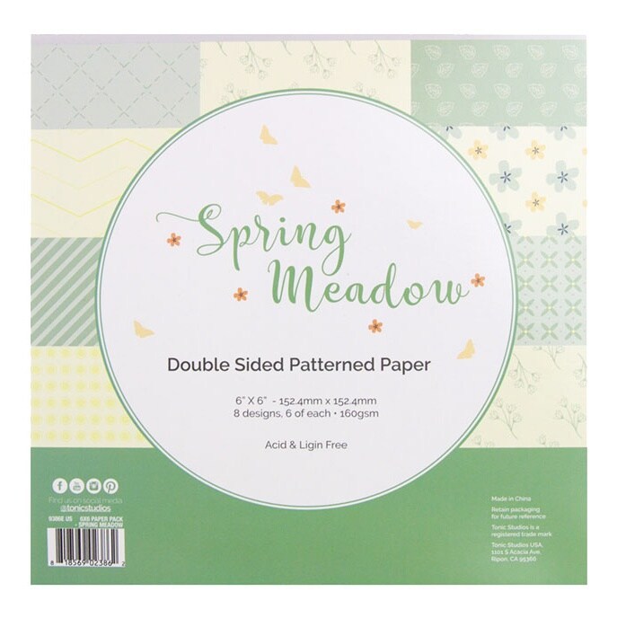 Craft Perfect Double-Sided Cardstock 6"X6 24/Pkg-Spring Meadow | Michaels