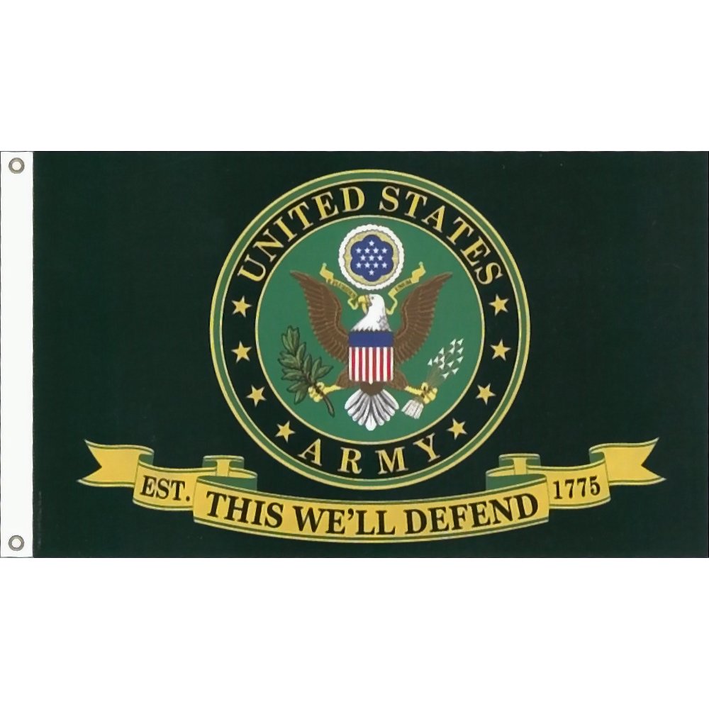 United States Army Flag with Grommets Green 3ft x 5ft | Michaels