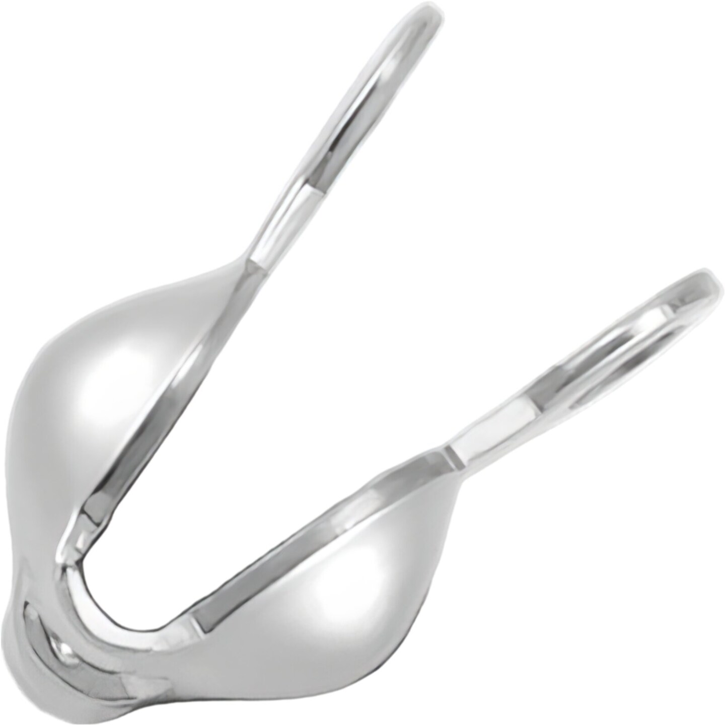 50 Sterling Silver Clam Shell Double Ring Bead Tips | Michaels