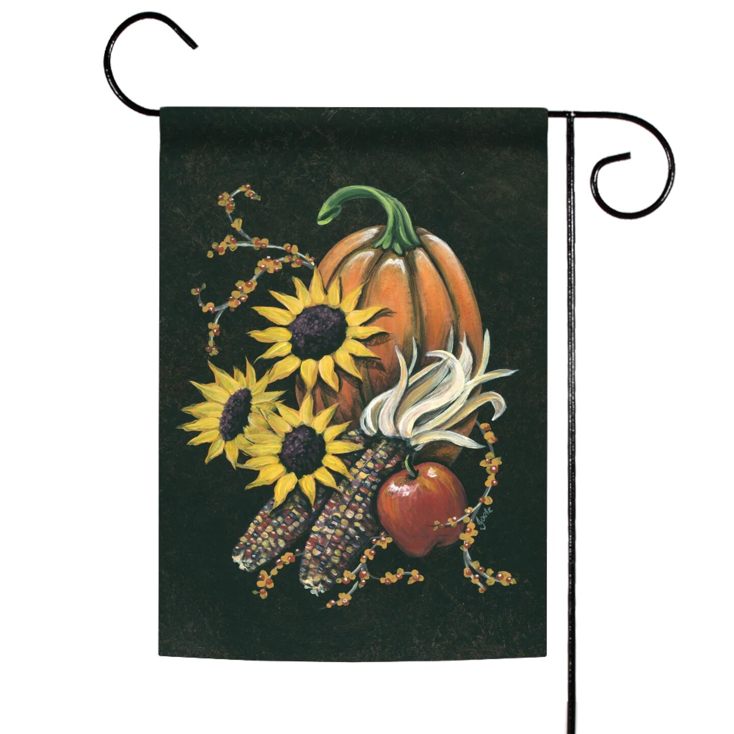 Toland Home Garden Flint Corn Outdoor Autumn Harvest Garden Flag 18” x ...