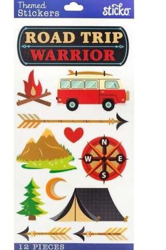 Sticko Road Trip Warrior Stickers | Michaels