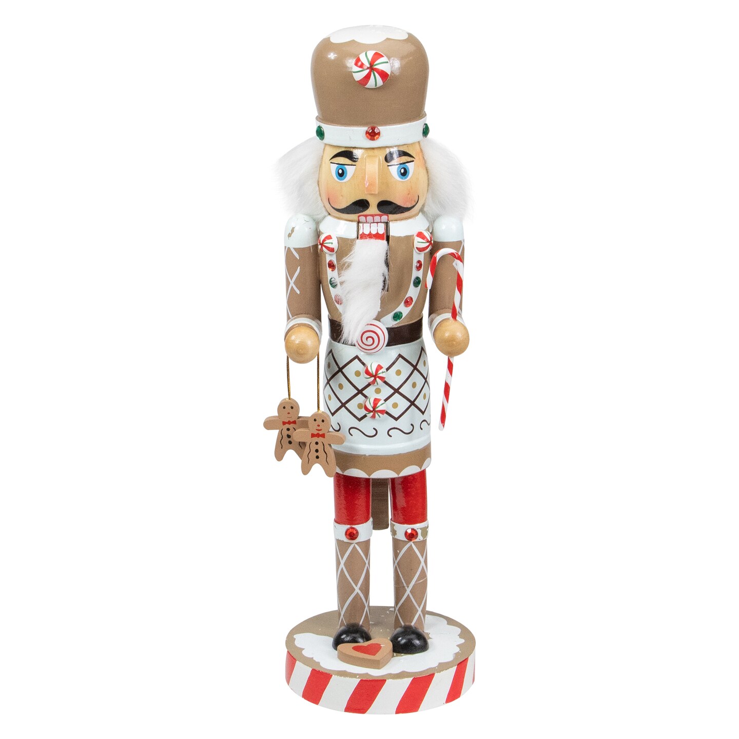 Northlight 14" Beige and Red Gingerbread Chef Christmas Nutcracker ...