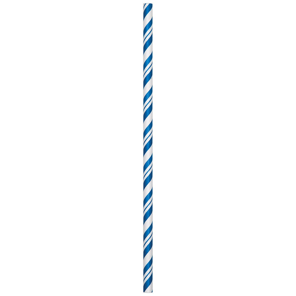 Party Central Striped Bendable Disposable Party Straw Favors - 8.75 ...