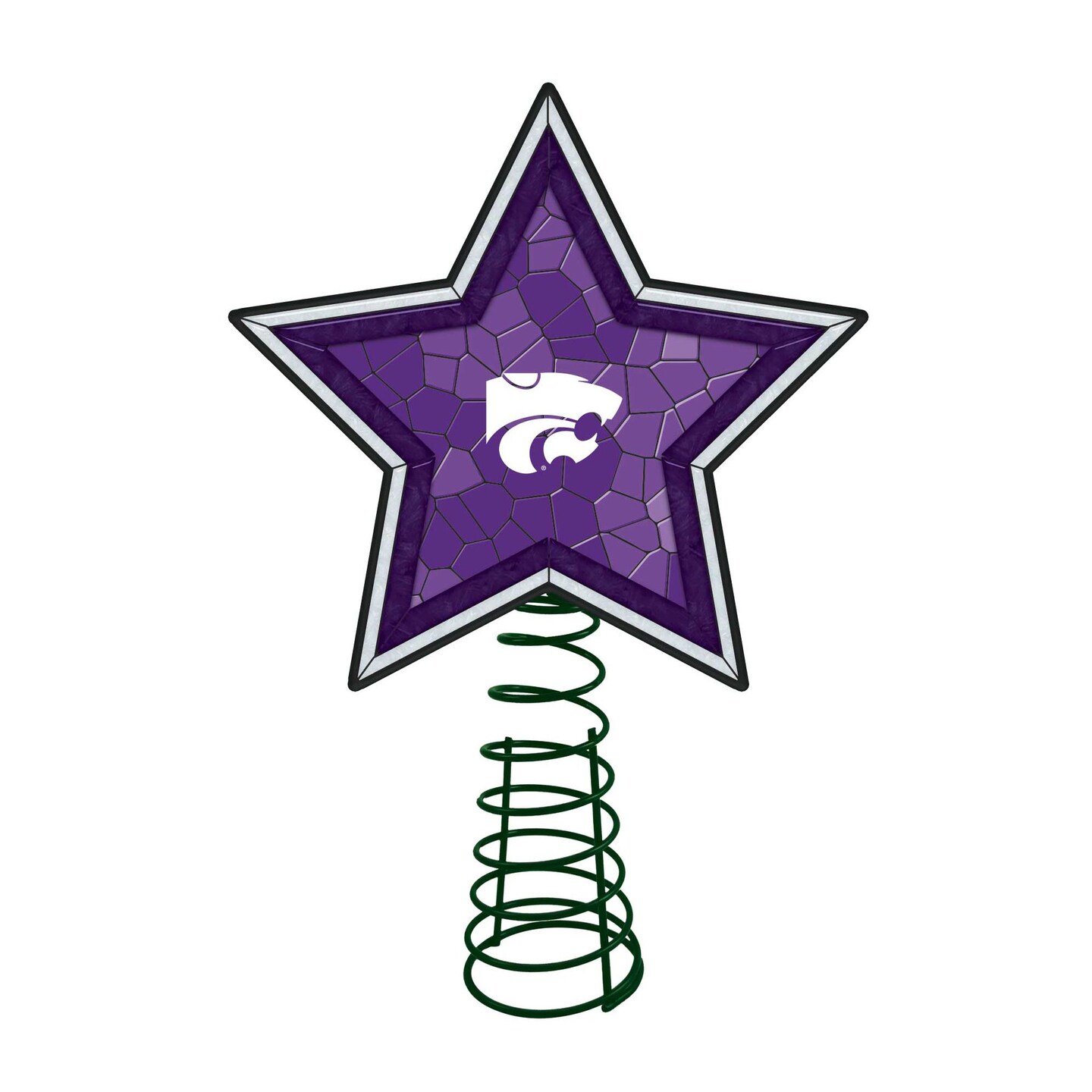 The Memory Company 10" Lighted Purple and White Star NCAA Kansas State ...