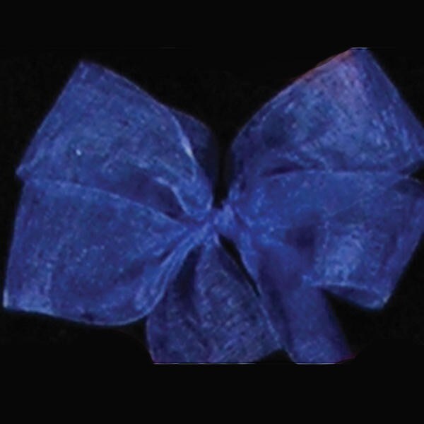 The Ribbon People Bright Blue Solid Organdy Craft Ribbon 4" x 55 Yards ...