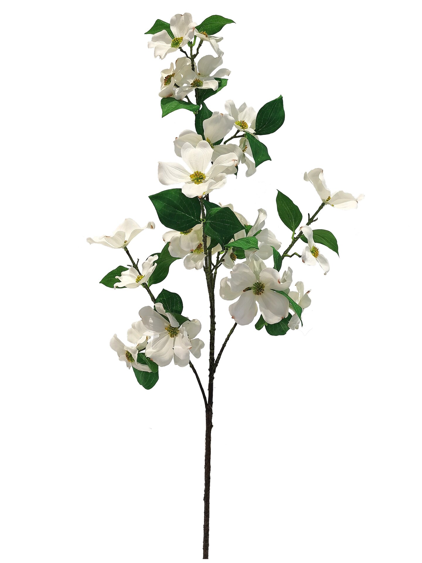 2-Pack: White Dogwood Spray, 42-Inch, Silk Flowers & Foliage, Spring ...