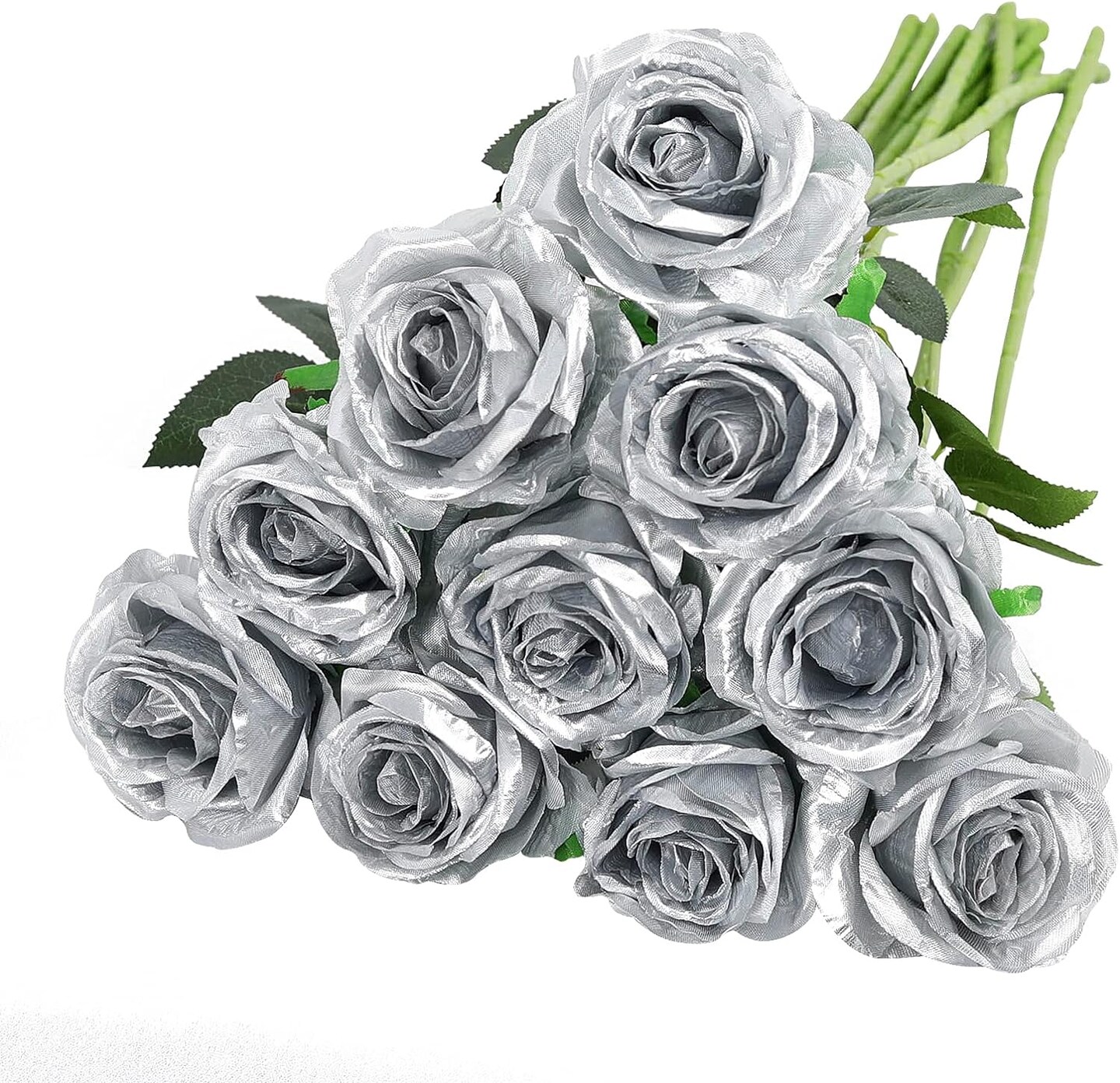 Artificial Silk Rose Flower Bouquet 10 pcs | Michaels