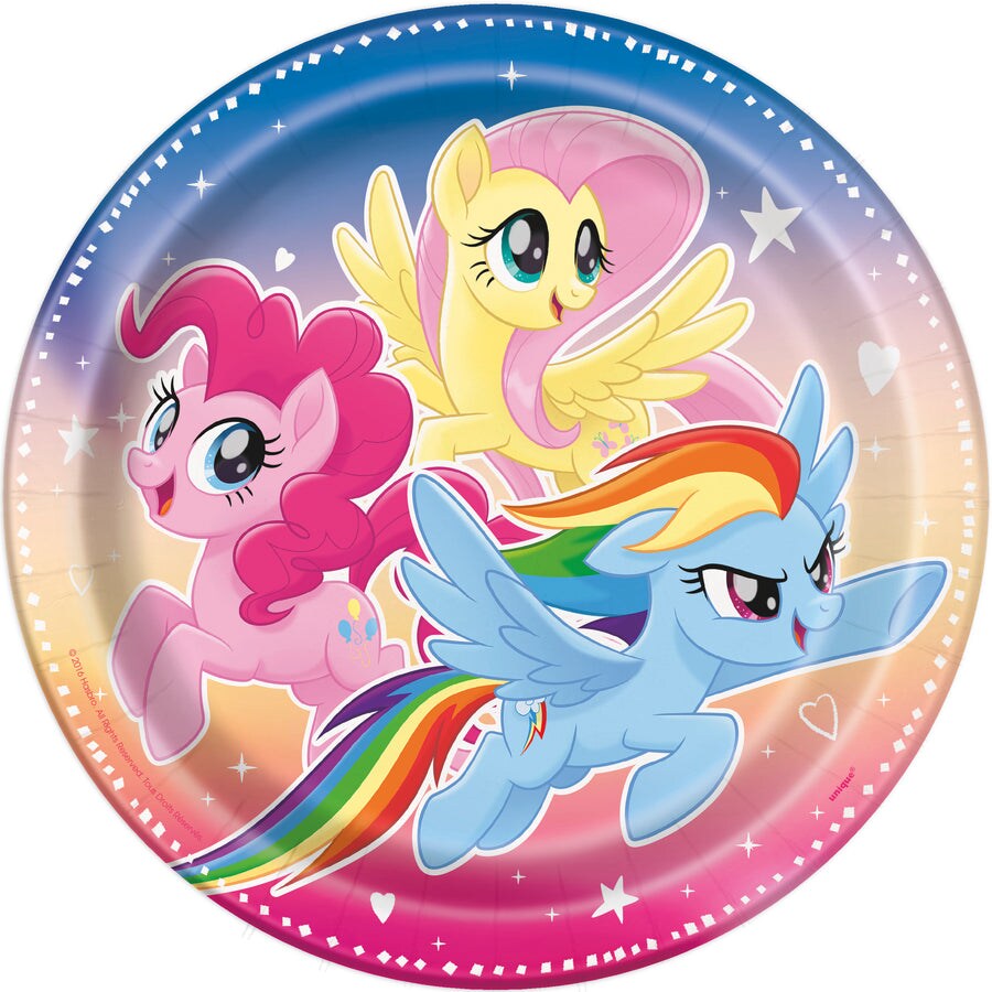My Little Pony Round 9" Dinner Plates, 8ct | Michaels