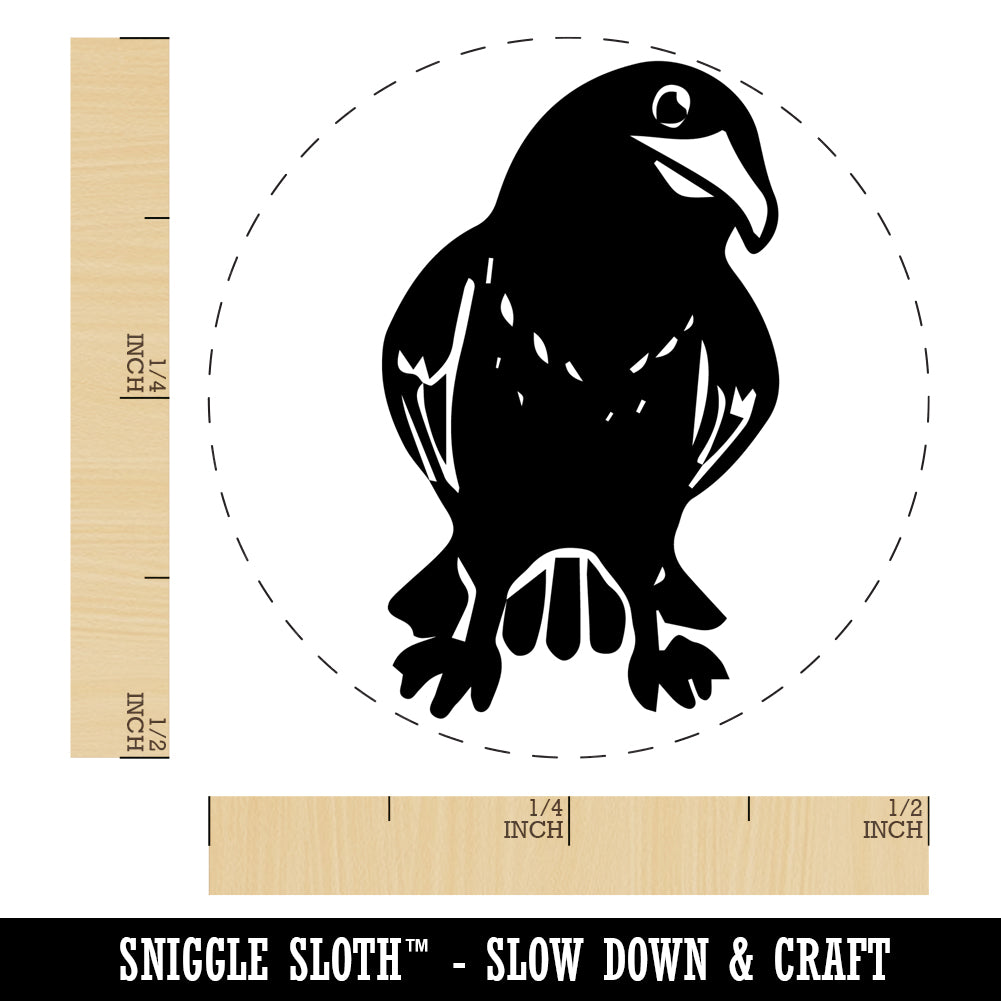 Curious Crow Raven Tilting Head Self-Inking Rubber Stamp Ink Stamper ...