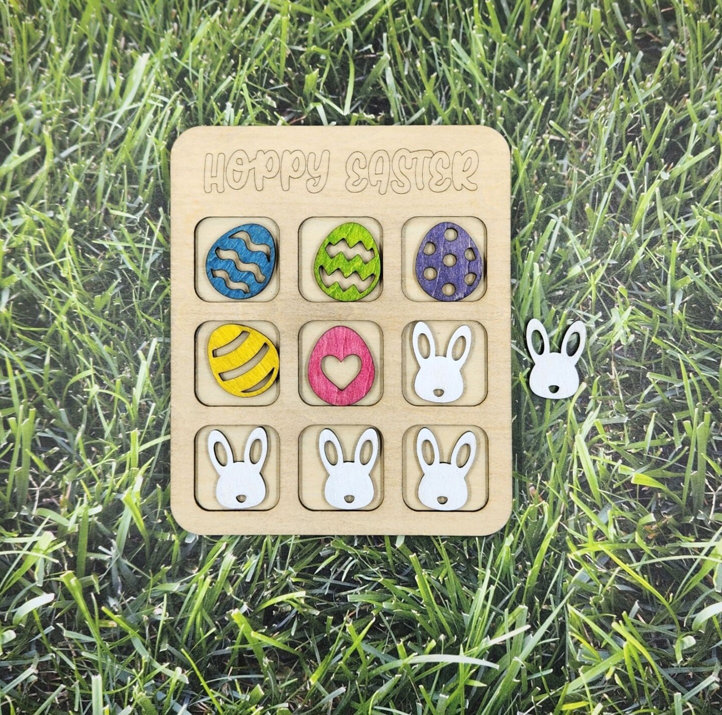 Easter Tic Tac Toe Game, Bunny, Eggs, Easter Basket Filler, Family ...