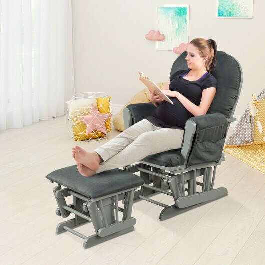 Baby Nursery Relax Rocker Rocking Chair Glider and Ottoman Set | Michaels